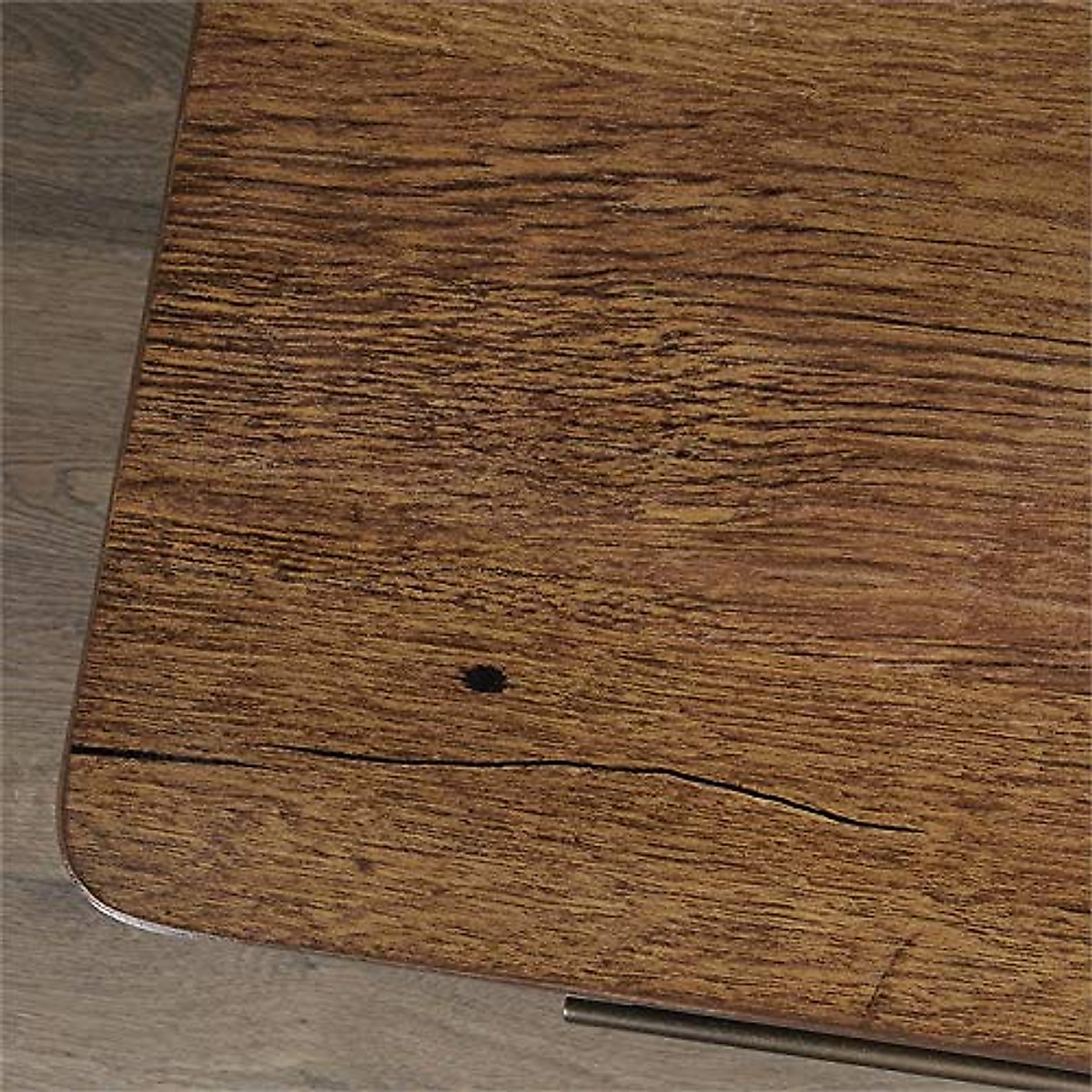 Sauder Boulevard Café Executive Desk, Black finish