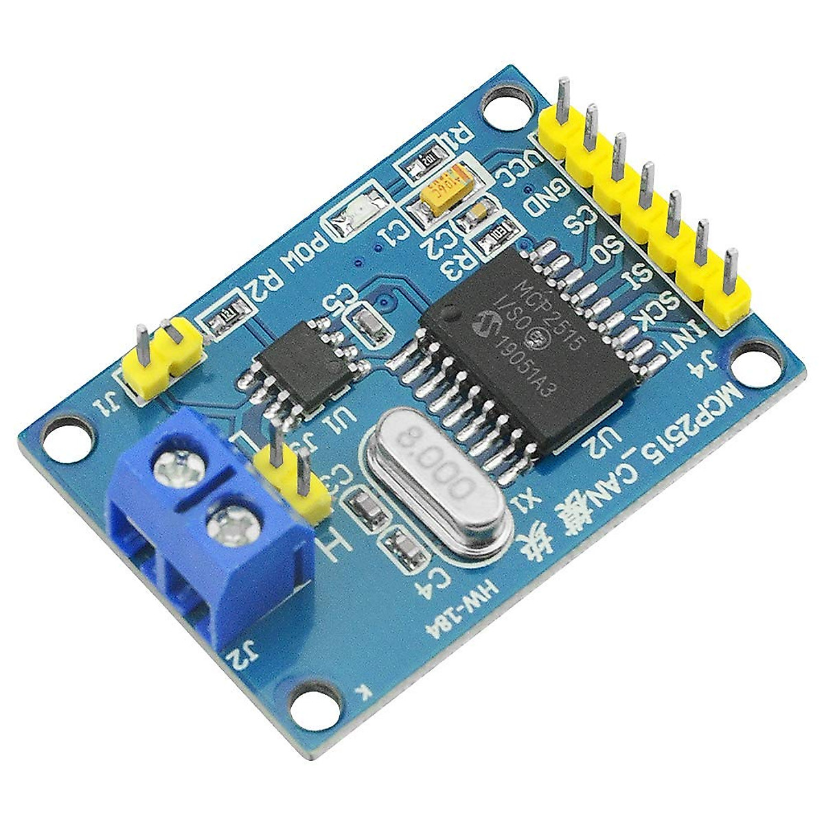 XINGYHENG 5Pcs MCP2515 CAN Bus Module TJA1050 Receiver SPI Module DC 5V Power Supply Converter