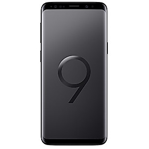 Samsung Galaxy S9 (SM-G960F/DS) 4GB / 64GB 5.8-inches LTE Dual SIM (GSM Only, No CDMA) Factory Unlocked - International Stock No Warranty (Midnight Black, Phone Only)