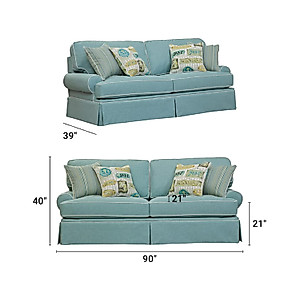 American Furniture Classics Coastal Aqua Series Sofas