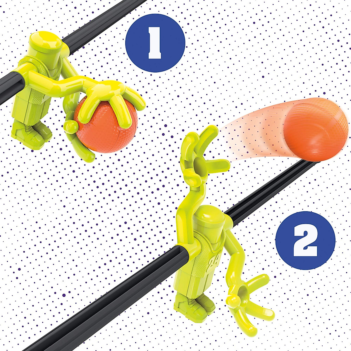 Hasbro Gaming Foosketball, The Foosball Plus Basketball Shoot and Score not searched Tabletop Game for Kids Ages 8 and Up, for 2 Players