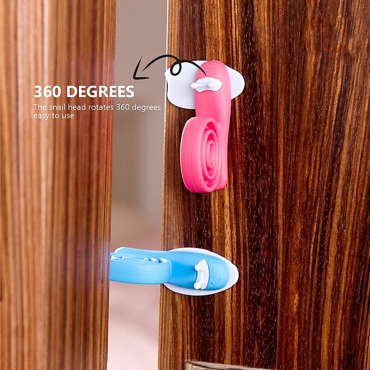 IMIKEYA 10 Pc Door Stoppers, Rubber Door Stopper Kids Door Safety Finger Trap Stoppers Protector Guard Pads in Kids Bedroom Door Edge Safety Bumpers