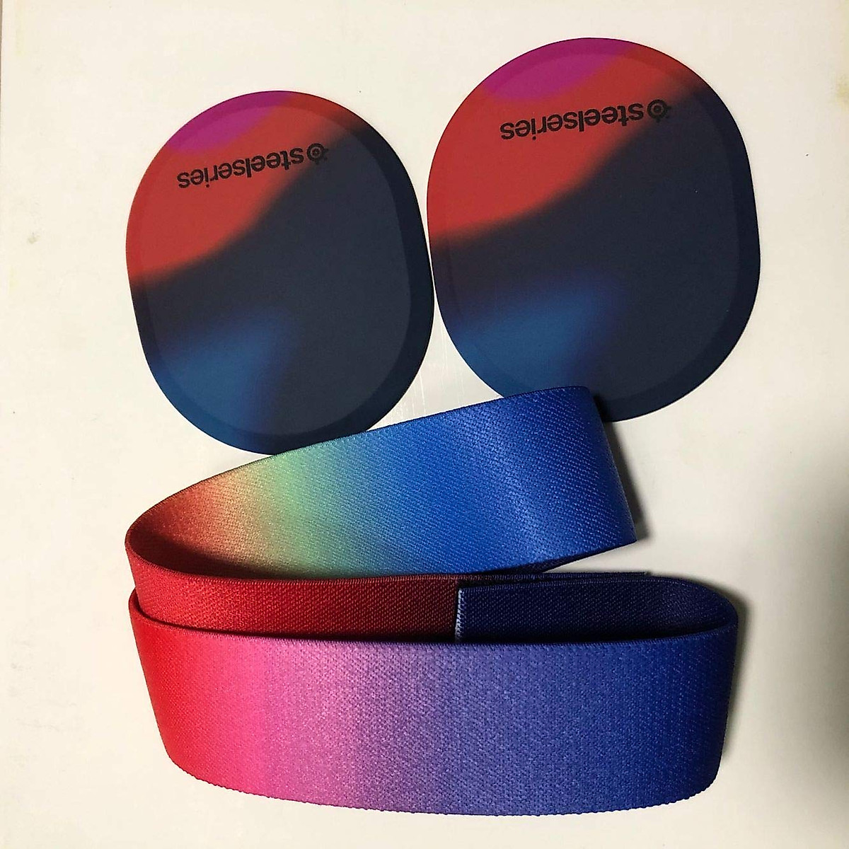 LZYDD 2 in 1 Magnet Cover with Headband for SteelSeries Arctis Pro High Fidelity Gaming Headset/SteelSeries Arctis Pro Wireless Gaming Headset (color2-Red)