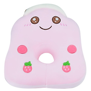 Boba Milk Tea Plushie Stuffed Toy Cute Soft Strawberry Bubble Tea Plushie Pillow Kawaii Hugging Present for Kids (Pink)