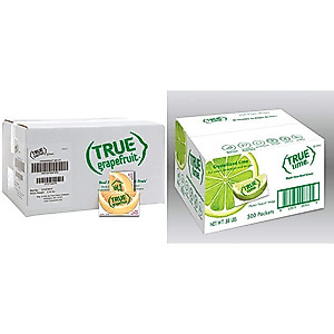 TRUE GRAPEFRUIT and TRUE LIME Water Enhancer Flavor Packets (500 Count)