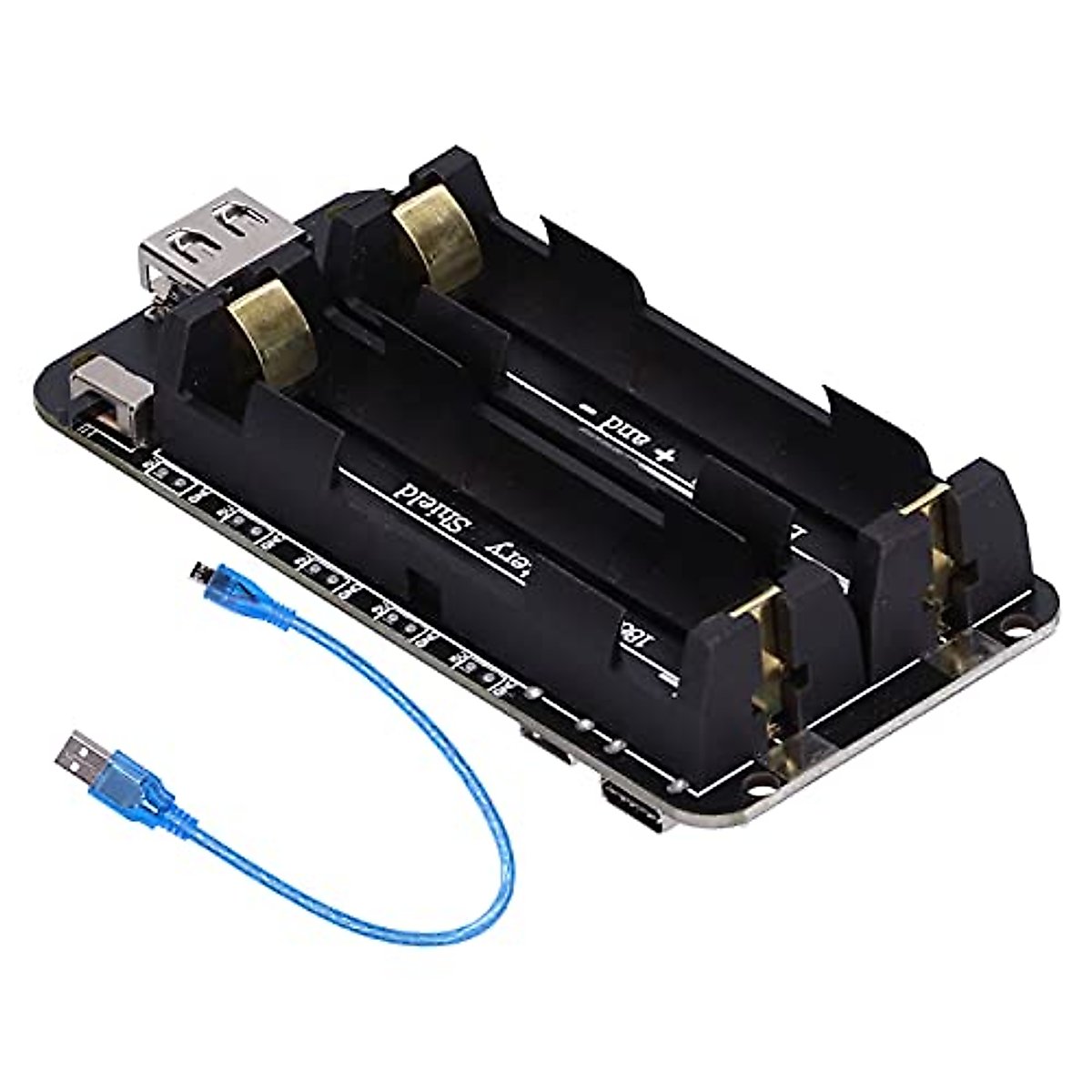 18650 Battery Holder Case with LED Indicator Battery Box for Raspberry Pi