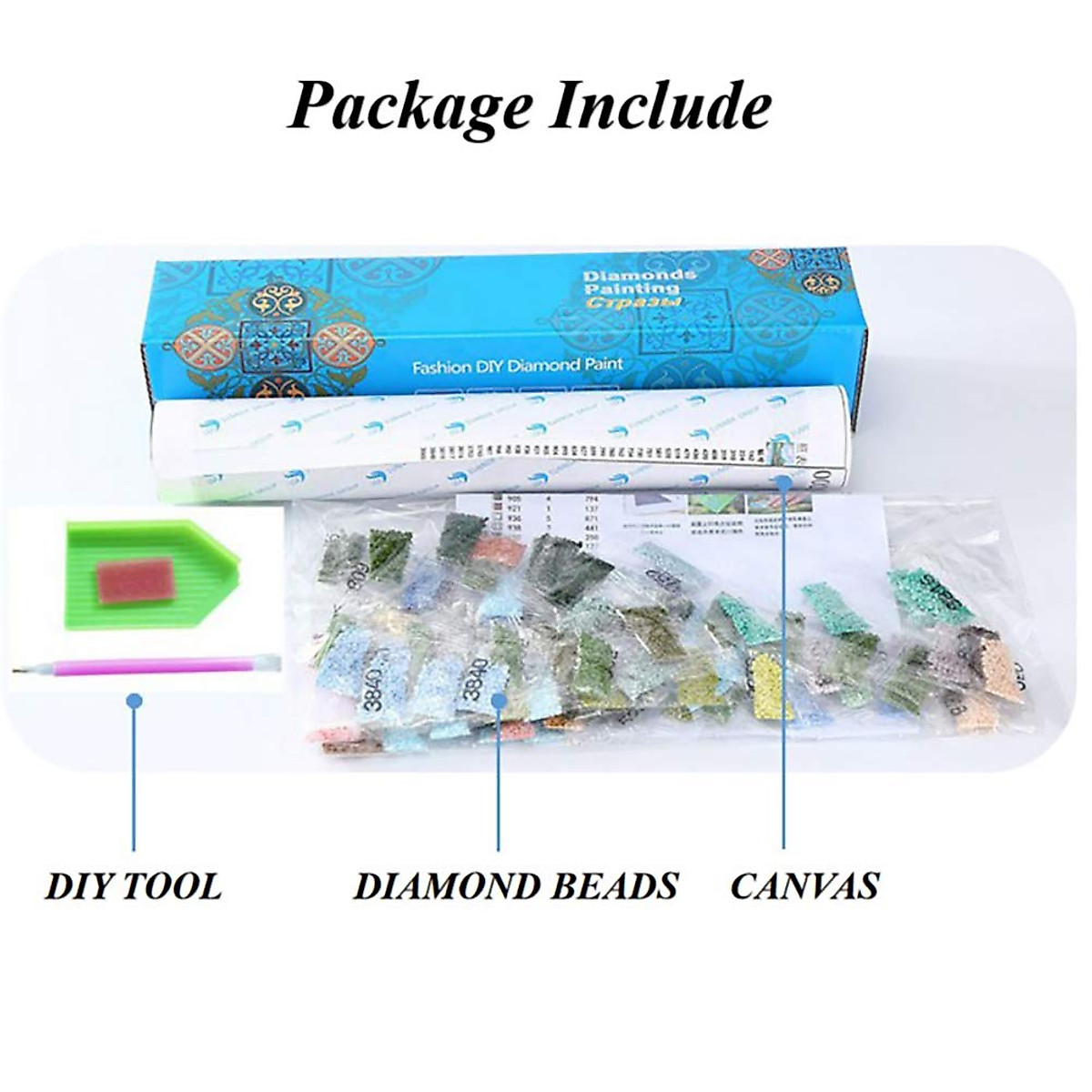 5D DIY Diamond Painting Kits for Adults 16X20 inches Full Round Drill Rhinestone Embroidery for Wall Decoration