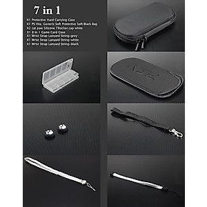 CHENLAN Storage Case for PS Vita 1000 2000 Carrying Case Compatible for PS Vita, PS Vita Slim, PS Vita Waterproof Shockproof Storage Travel Bag Travel Carrying Case Pouch Bag Kit