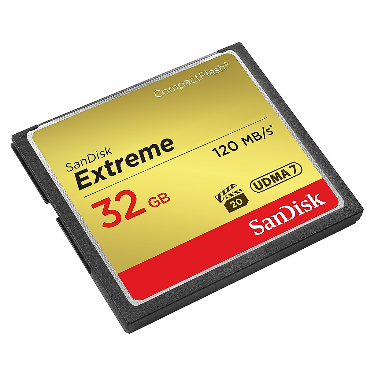 SanDisk Extreme 32GB Compact Flash Memory Card UDMA 7 Speed Up To 120MB/s- SDCFXS-032G-X46