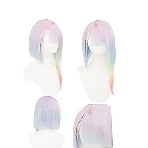 HIGGEL Anime Cyberpunk Edgerunner Cosplay Wig - Cyberpunk Edgerunner Lucy Wig for Halloween Costume Party