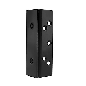 ZYAMY 4pcs Bed Frame Bed Post Double Hook Slot Bracket Bed Rail Hooks Plates Bed Frame Attachment Hardware for Wooden Bed