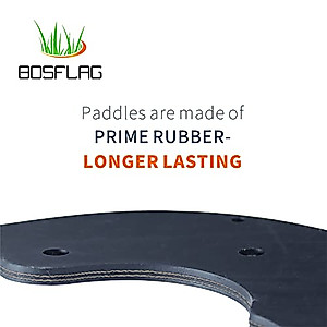BOSFLAG 99-9313 Snow Paddle Set Replaces 125-1128 55-9250 55-9251 88-0771 with 55-8760 Scraper Hardware Kit for Toro CCR2000 CCR2400 CCR2450 CCR2500 CCR3000 CCR3600 CCR3650 Snowthrowers