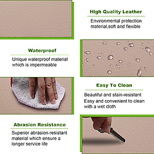 SCITOO Auto Beige Center Console Lid Kit Replacement fit for 2001-2007 for GMC Sierra Silverado