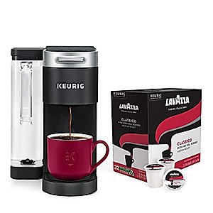 Keurig K-Supreme Single Serve Coffee Maker with Lavazza Classico, Medium Roast, 32 K-Cup Pods