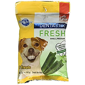 Pedigree Dentastix Fresh Small/Medium Treats for Dogs, 5 Ounces