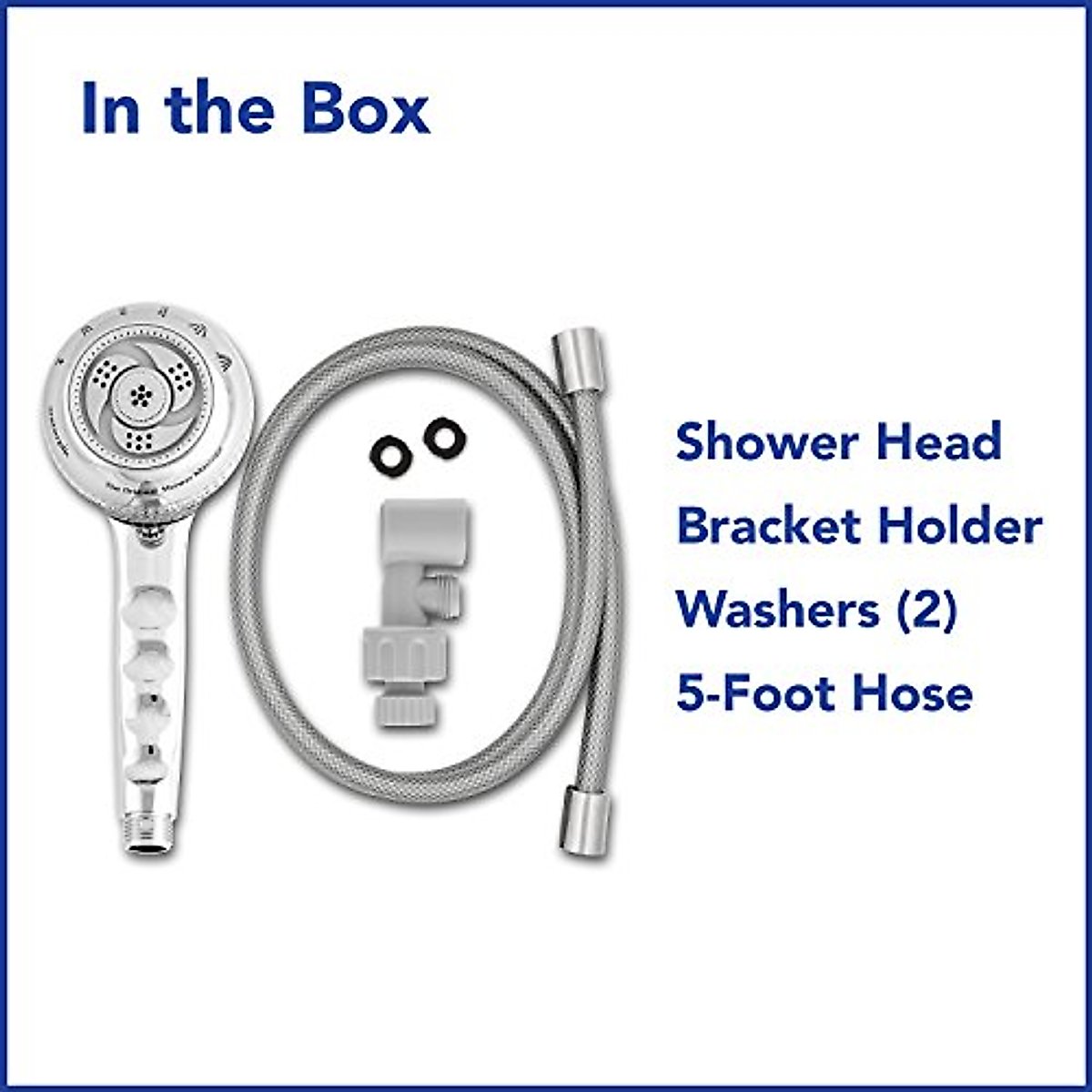 Waterpik SM 653 CG 2.5 GPM Handheld Shower Head, Chrome, SM-653CG