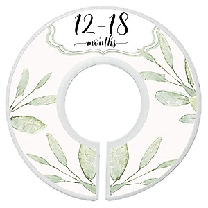 Mumsy Goose Baby Girl Clothes Dividers Nursery Closet Dividers Closet Organizers Botanical
