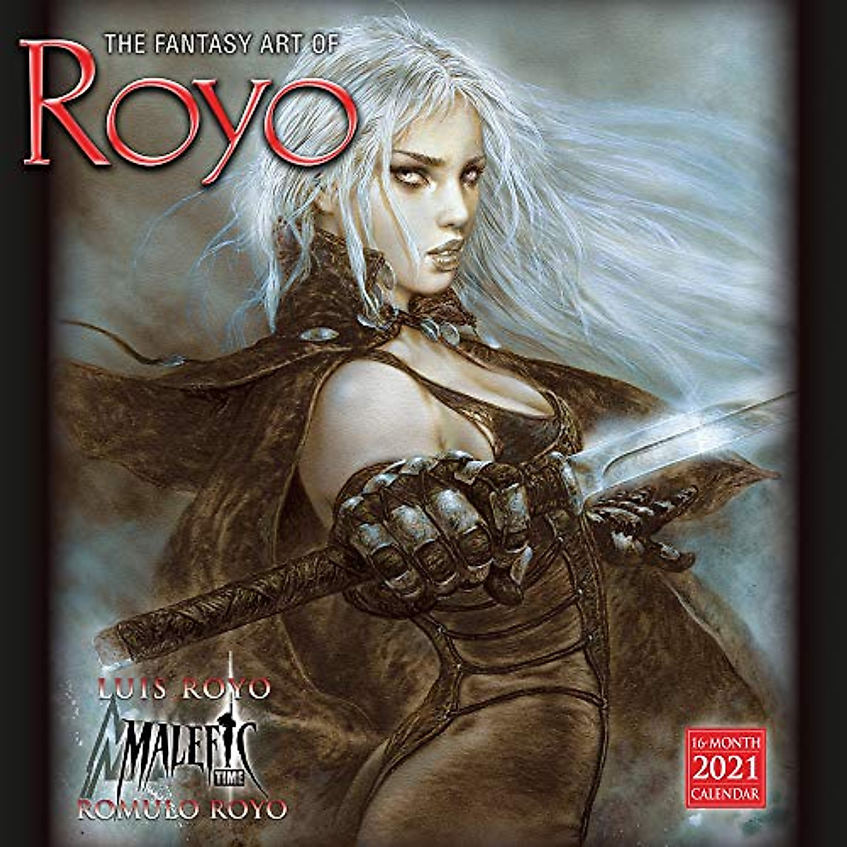 2021 The Fantasy Art of Royo 16-Month Wall Calendar