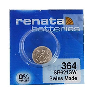 Renata Silver Oxide Watch Battery For Renata 364 Button Cell
