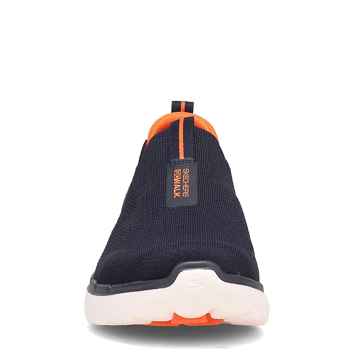 Skechers Men's Gowalk 6-Stretch Fit Slip-On Athletic Performance Walking Shoe, Navy/Orange, 10