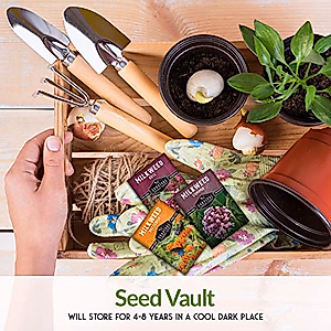 Survival Garden Seeds Milkweed Collection Seed Vault - Butterfly Milkweed, Common Milkweed & Rose (Swamp) Milkweed for Monarchs - Non-GMO Heirloom Seeds for Planting & Growing in a Pollinator Garden