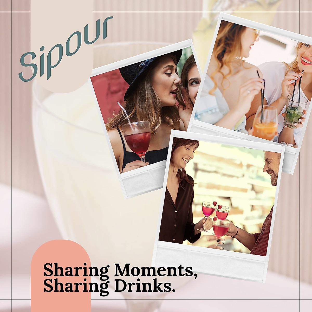 Nick and Nora Cocktail Glasses – Coupe Glasses Set of 4, Large Martini Glasses – Hand-Blown Lead-Free Crystal Glasses for for Any Drink (8.1 oz)