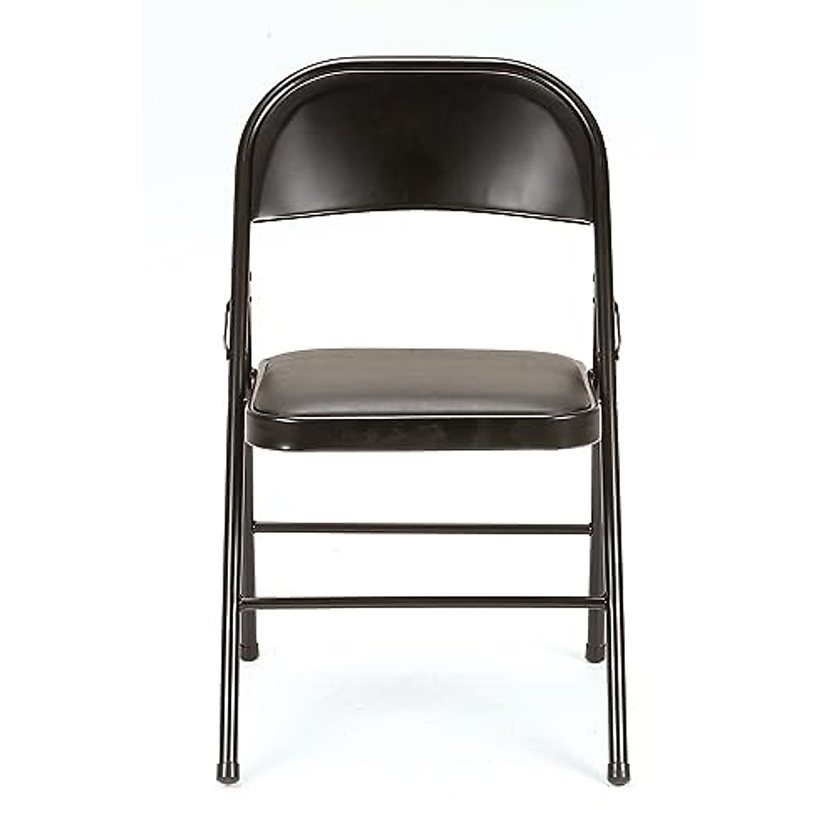 AureIn Folding Chair (4 Pack): Stylish Seating Solution, Folding Chair,Folding Chairs,Folding Chairs Set of 4metal Outdoor Chairs, Suitable for Indoor use,18.50 x 18.42 x 29.92 Inches,Black.