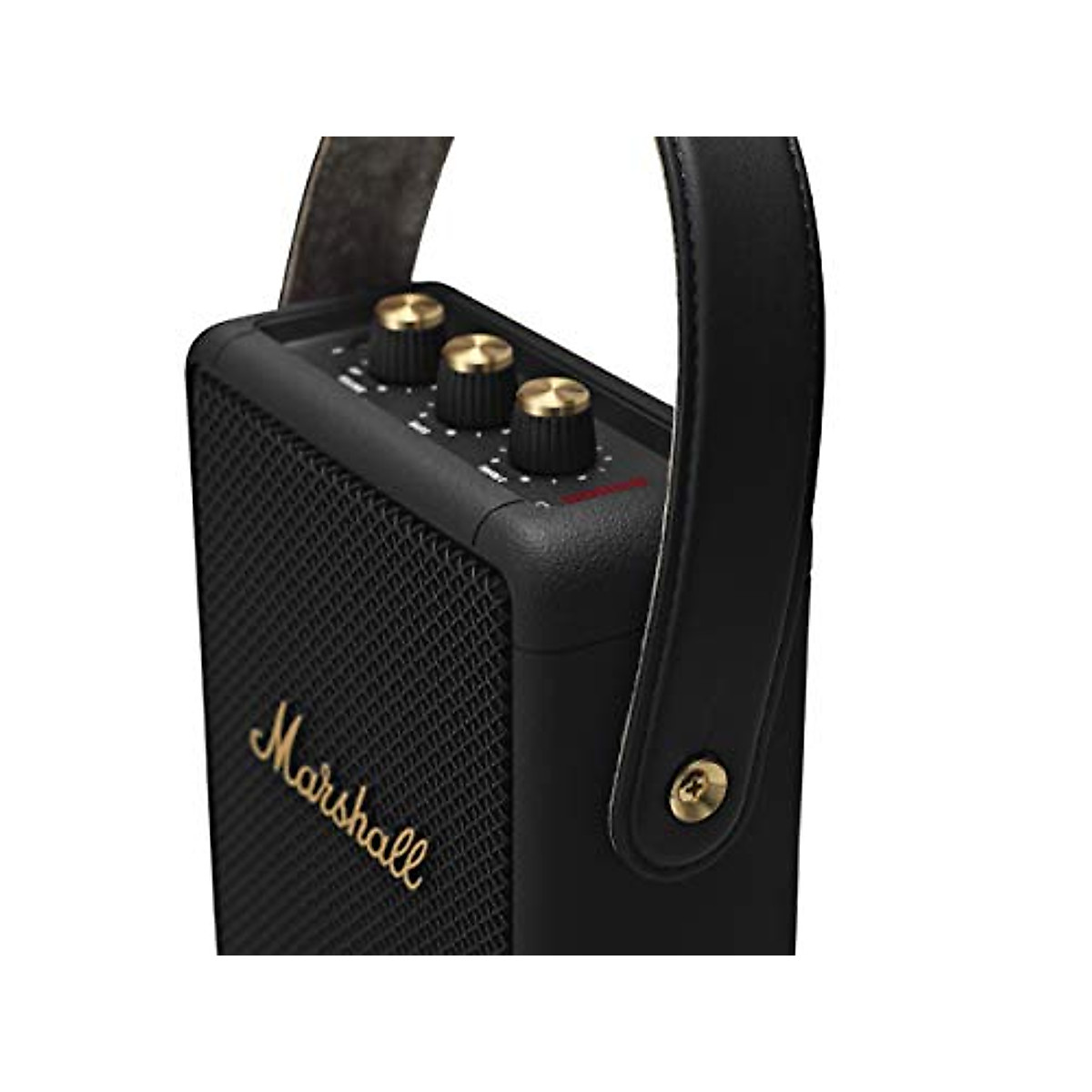 Marshall Stockwell II Portable Bluetooth Speaker - Black and Brass