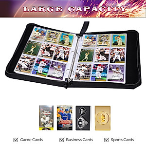 Basketball Card Binder with Sleeves, 900 Pockets Trading Card Holder Protectors Albums, Card Storage Organizer Case Compatible with Basketball Card and other Trading Cards
