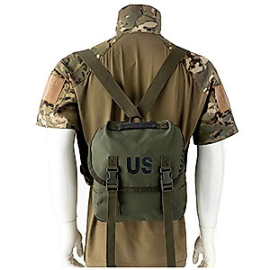 MT Multipurpose Military Alice Butt Pack, Molle Webbing Sling Bag for Daily Commuter Backpack Olive Drab