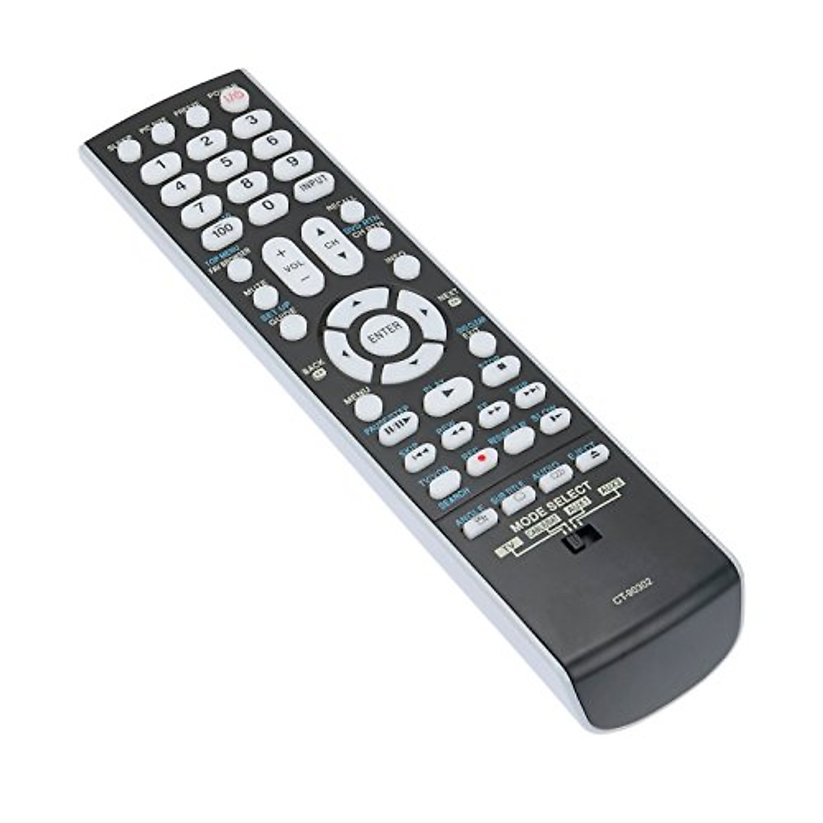 CT-90302 Replace Remote Control CT90302 fit for Toshiba TV 22AV500 22AV500U 37CV510U 40G300U3 32RV530U 40" LCD 42RV530 42RV530U 55G300 55G300U LCD LED Television Replacement IR Controller