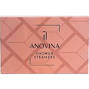 Anovina 12 XL Shower Steamers - Made in USA - Shower Steamers Aromatherapy with Essential Oils, Stocking Stuffers Christmas Gifts for Men and Women, Shower Bombs Aromatherapy Spa Gifts Shower Tablets
