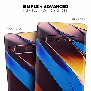 DesignSkinz Blurred Abstract Flow V19 Protective Vinyl Decal Wrap Skin Cover Compatible with The Samsung Galaxy S20 (Screen Trim & Back Glass Skin)