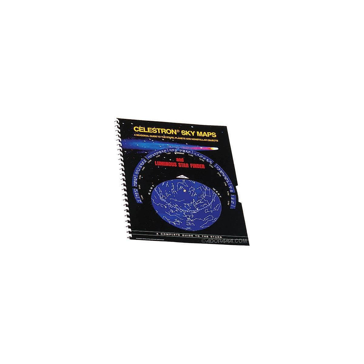 Celestron NexStar 5 SE Schmidt-Cassegrain Computerized Telescope, Bundle with Night Vision Flash Light, Sky Maps Book, 1.25" Moon Filter, Cleaning Kit