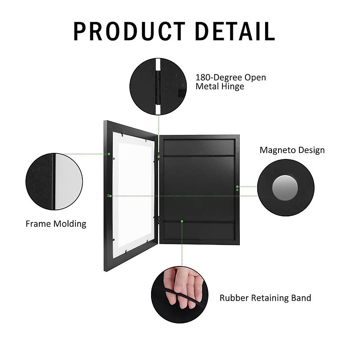 MGUTOD Kids Artwork Frames Front Opening for 50 Pictures - 10x12.5 A4 Children Artwork Display Frame, Kids Art Drawing Projects Photos Crafting Show Suspension Frames for Home, Office