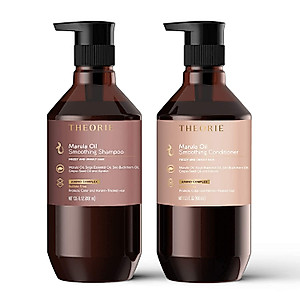 Theorie Marula Oil Hair Smoothing Conditioner - Frizz Control with Marula, Sea Buckthorn & Grape Seed Oils, Sulfate & Gluten Free, All Hair Types, 800 ML