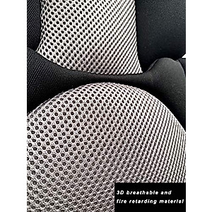 G Ganen Baby Comfort Support Cushion Stroller and Seat Comfort Cushion Insert Liner (Black Bear)