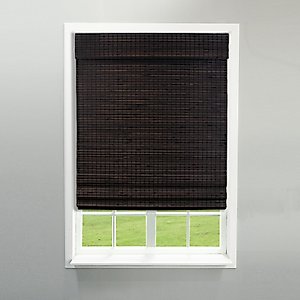 RADIANCE 2208824E Cordless Bamboo Roman Shade Espresso 23" W X 64" L