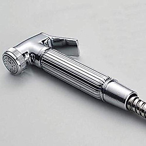 JIYTG Toilet Brush Bidet Sprayer Kit Full Copper pressurized Toilet Bidet Shower Spray Gun