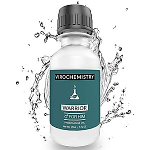 VIROCHEMISTRY Pheromones For Men Pheromone Cologne Oil (WARRIOR) - Bold, Extra Strength Human Pheromones Formula – 15mL Concentrate [Human Grade Pheromones to Attract Women]