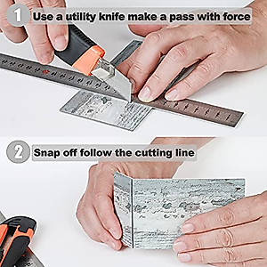 AULIGET 100 Piece Peel and Stick Backsplash PVC Tile, 3 Inch x 6 Inch Rustic Brick Stick on Tiles for Backsplash Kitchen, Bathroom, Laundry Room, Camper, Fireplace