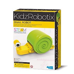 Toysmith 4M Snail Robot from KidzRobotics, A Fascinating Way to Learn About Mechanical Science! Build Your Very Own Pet Snail and Watch it Glide, Ages 8