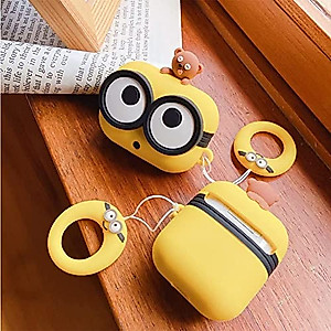Wiyign Compatible with Airpods 3 Case 2021/Airpods 3rd Generation Case,Silicone Anime Case for Airpods 3rd Generation Case for Men/Women(Yellow)