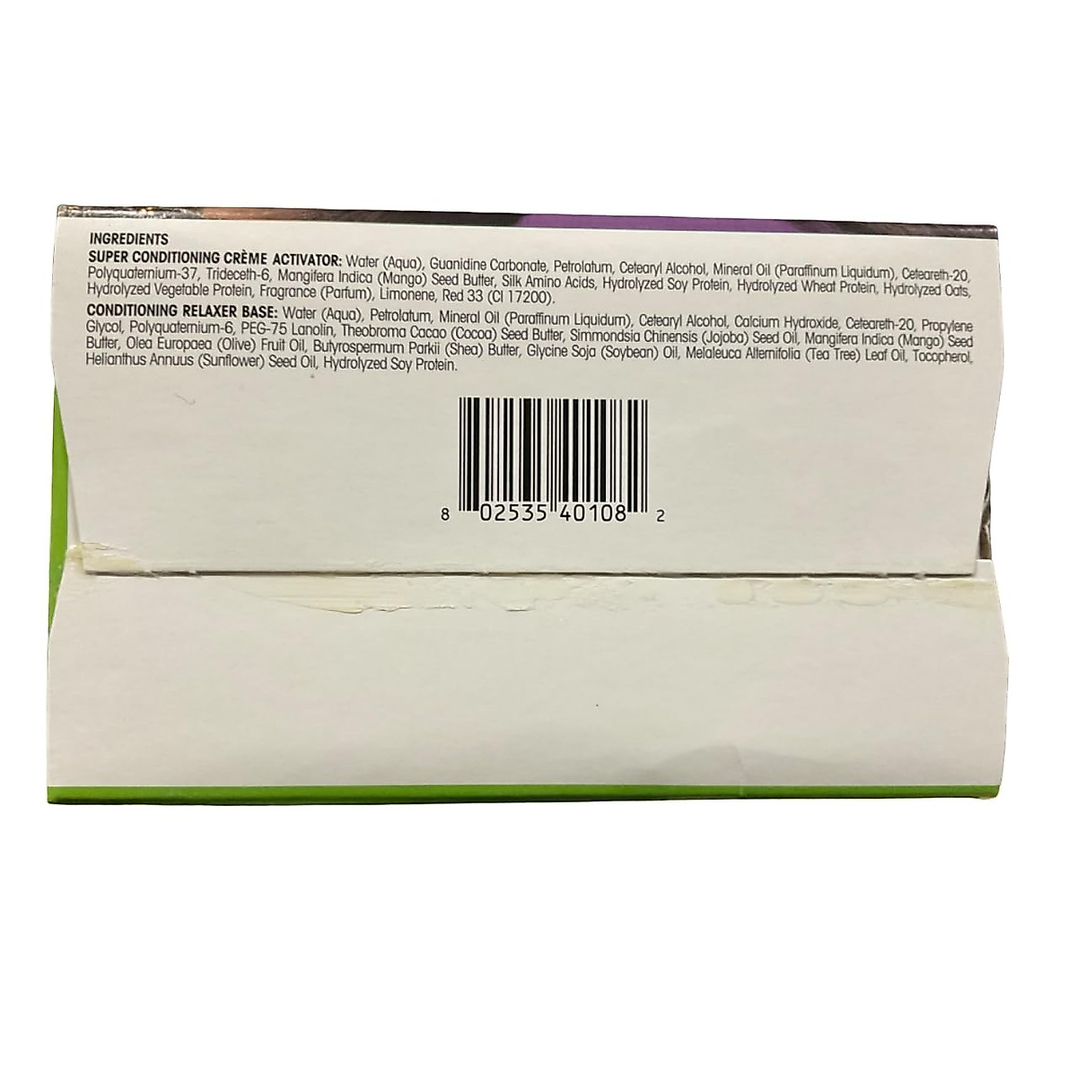 African Pride Olive Miracle Deep Conditioning No-Lye Relaxer - Super Kit 8-Count