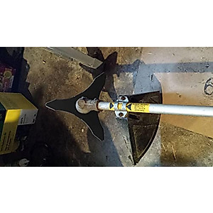 Eapele Brush Cutter Blade Weed Wacker Replacement Blade, Carbide Steel with Adapter Attachment, for 1" (25.4 mm or 20 mm Arbor), Compatible with Husqvarna, Stihl, Oregon, and Hitachi