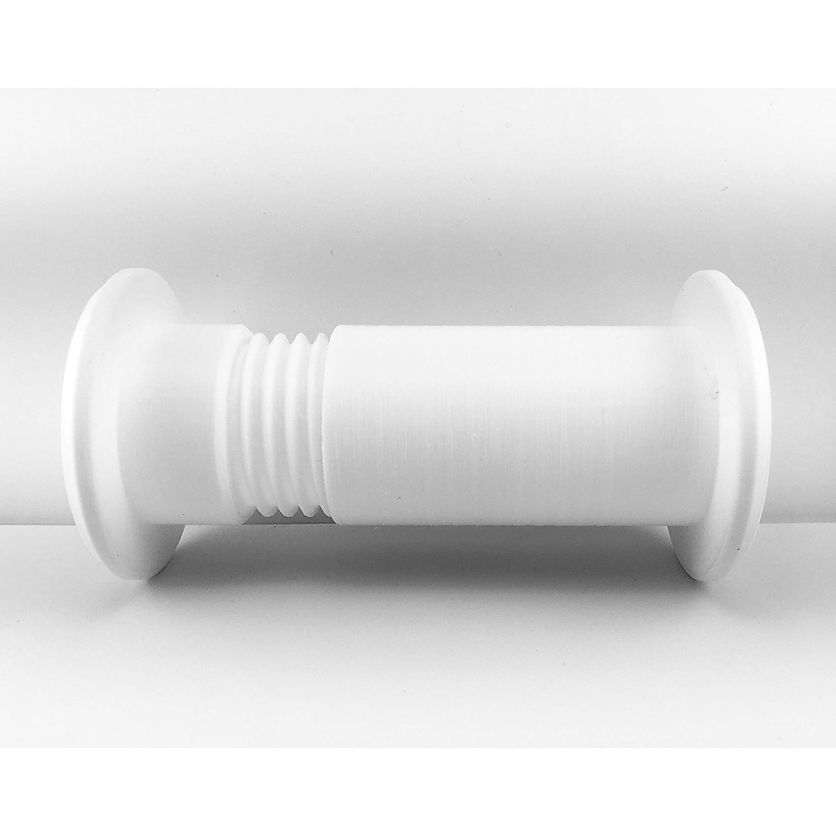 1.20" ID Cable Pass Through Wall Port 3 5/8" - 5 1/4" Wall Thickness (White) - Pass Cables from one Side of a Wall or Barrier to The Other.