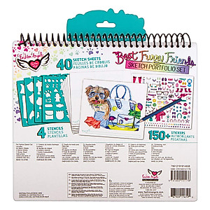 Fashion Angels Pet Lovers Fashion Full Size Sketch Portfolio, Style may vary