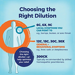 Boiron Arnica Montana 200Ck for Muscle Pain, Stiffness, Swelling from Injuries & Bruises - 80 Pellets