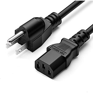 AMSK POWER 3-Prong 12 Ft 12 Feet Ac Power Adapter US Extension Wall Cord Power Cable for Microsoft Xbox 360 Brick Charger Adapter