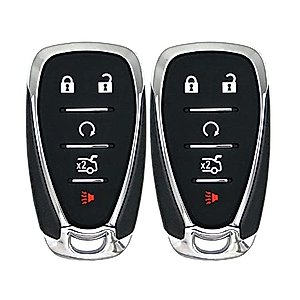 2x New Replacement Keyless Key Fob Compatible with & Fit For Select Chevrolet Vehicles. HYQ4EA 433 MHz